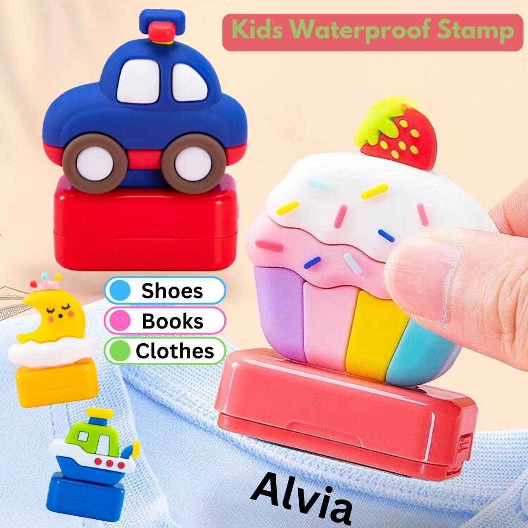 Waterproof Stamp 3D Cute Design for Kids/custom Name Stamp/special ...