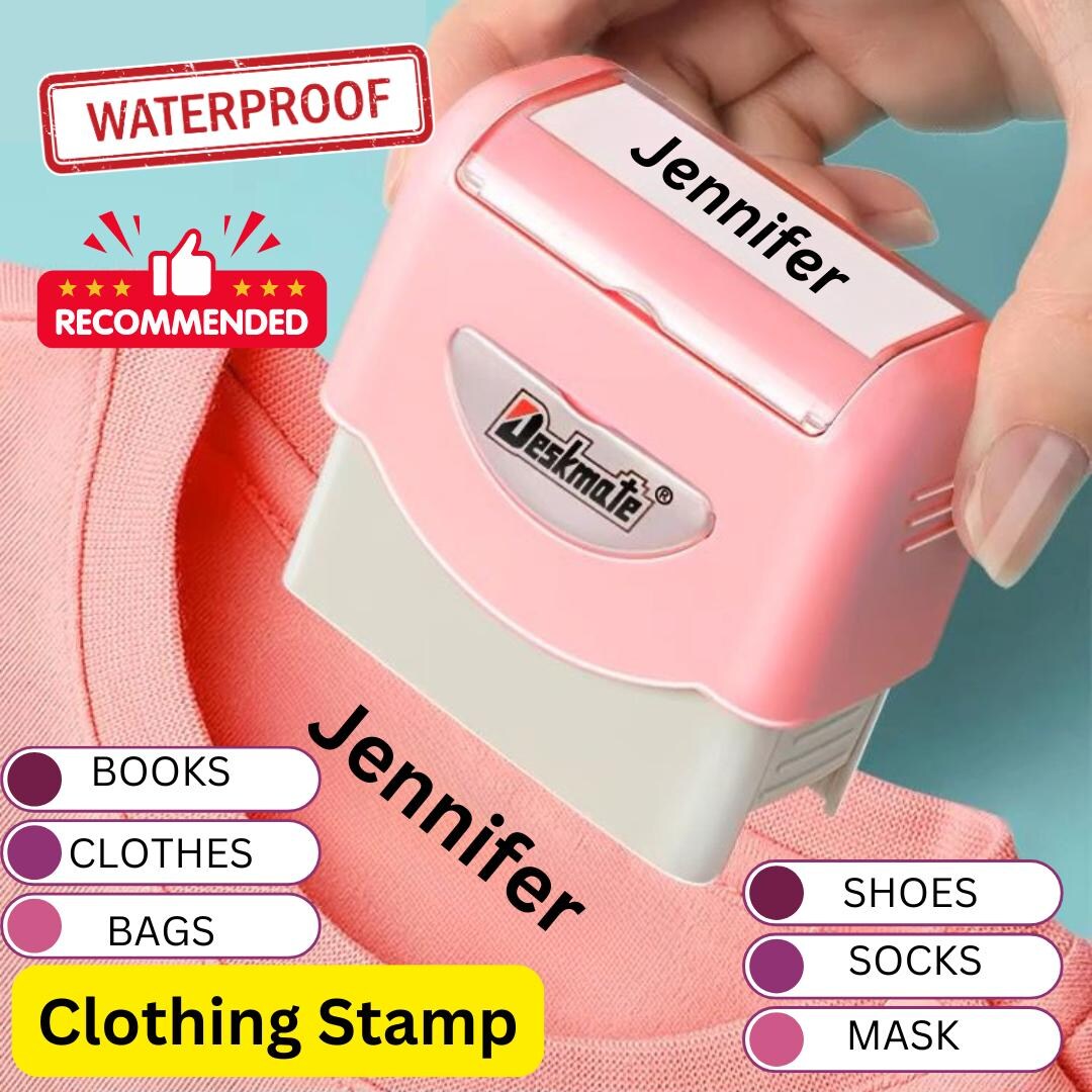 Waterproof Stamp for Kids/custom Stamp/kids Stamp/cute Stamp/clothing ...