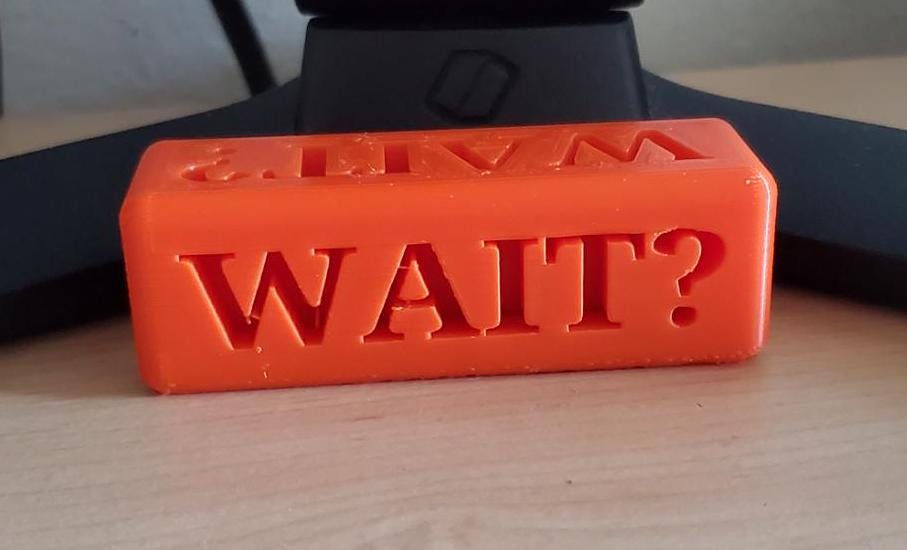 The why-am-i-talking Office Fidget Stress Reliever Single Toy Block Job ...