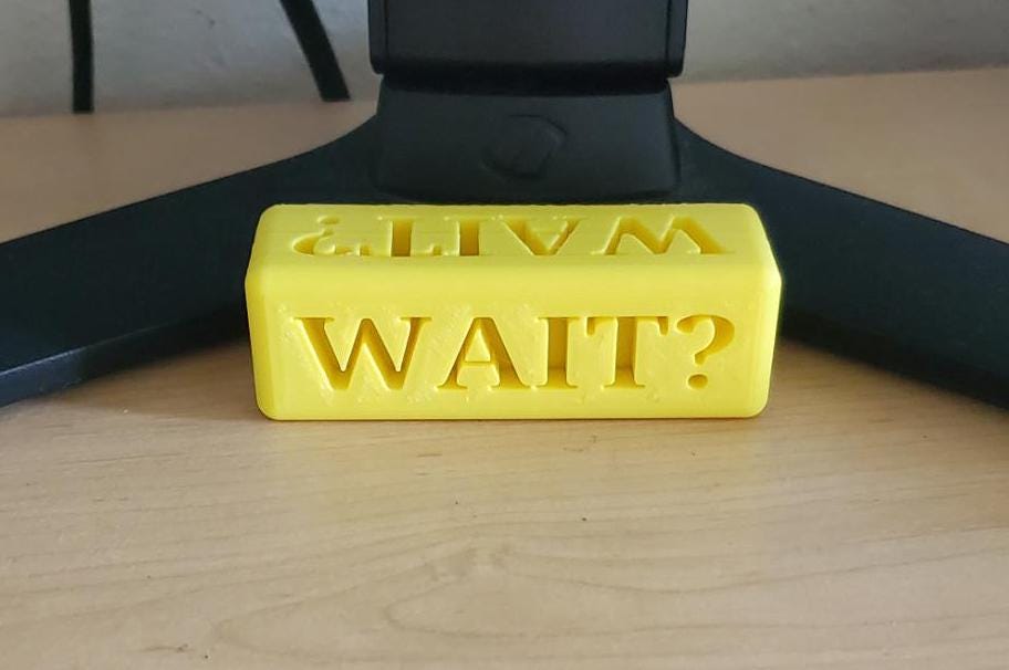 The why-am-i-talking Office Fidget Stress Reliever Single Toy Block Job ...