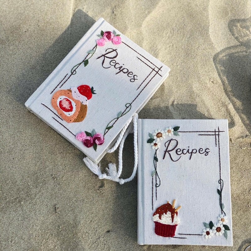 Embroidered Notebook - Etsy