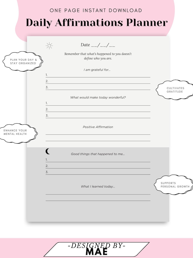 Daily Affirmations - Etsy