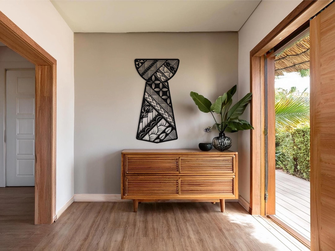 Metal Latte Stone Sign | Pacific Tribal Art | Chamorro Heritage Gift ...