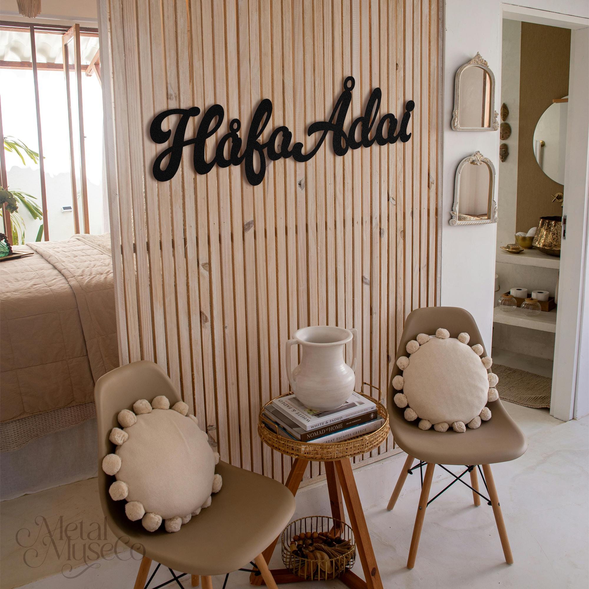 Hafa Adai Metal Sign | Chamorro Language | Pacific Island Wall Decor ...