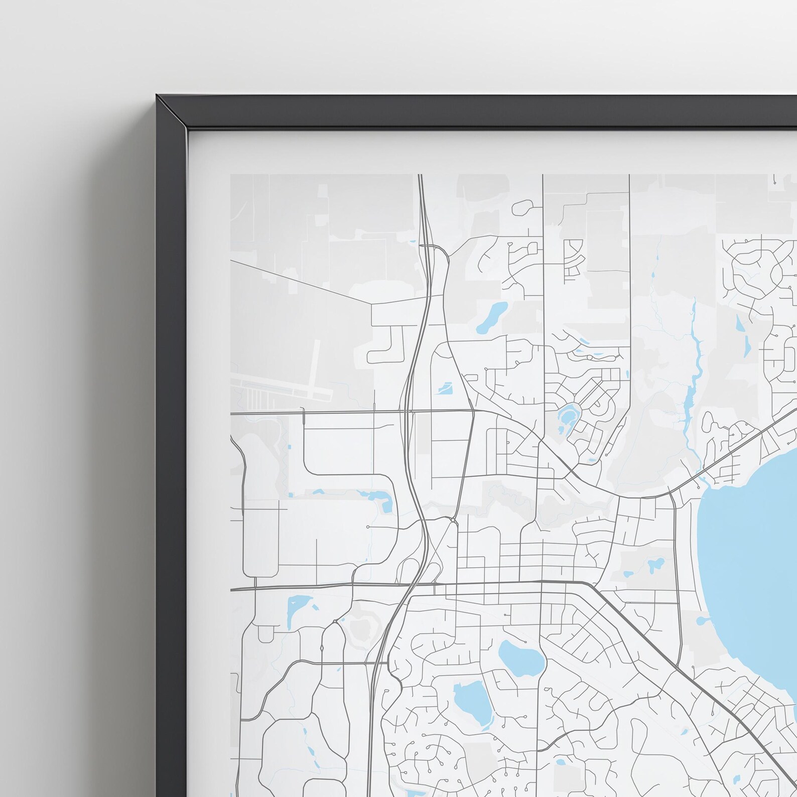 Middleton Map Wisconsin City Map Decor Minimalist Home Middleton Map ...