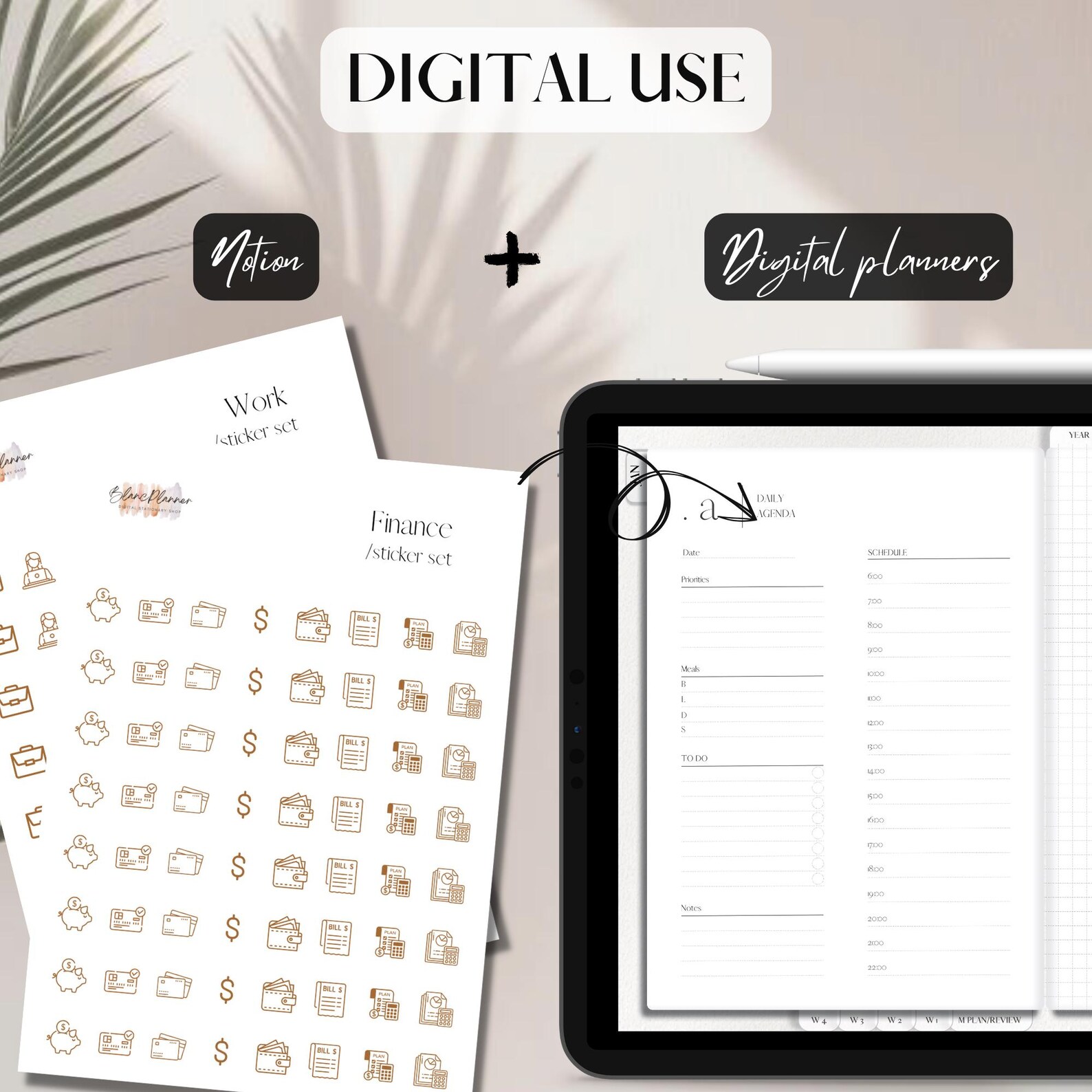 Work From Home Sticker Pack | Digital Stickers Set Bundle | Digital ...