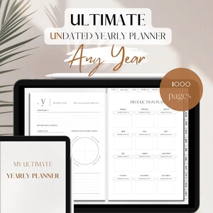 ANY YEAR Ultimate Interactive Planner | Digital Goodnotes Planner ...