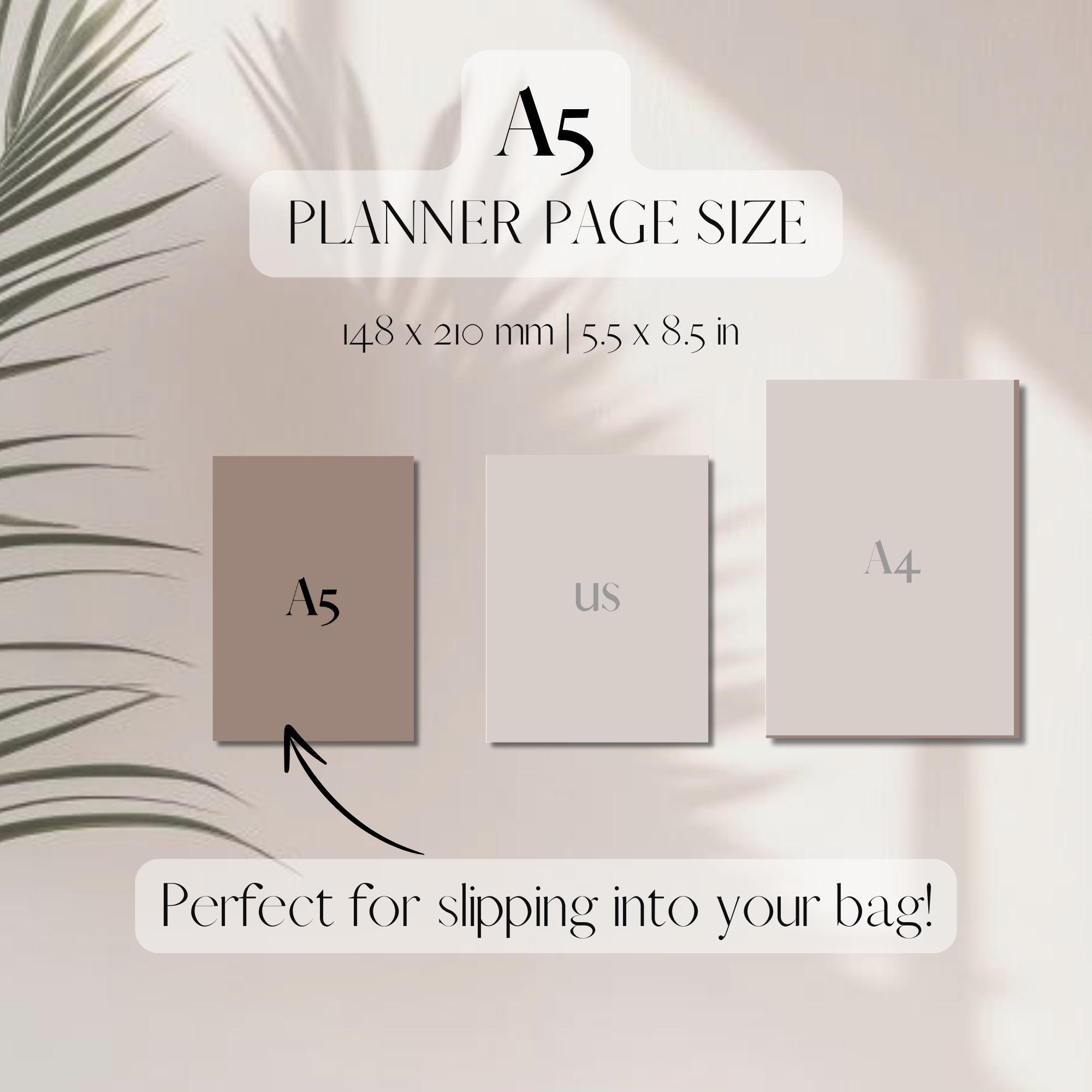 2025 Year at A Glance Dashboards | PDF Printable Planner Insert | 2025 ...