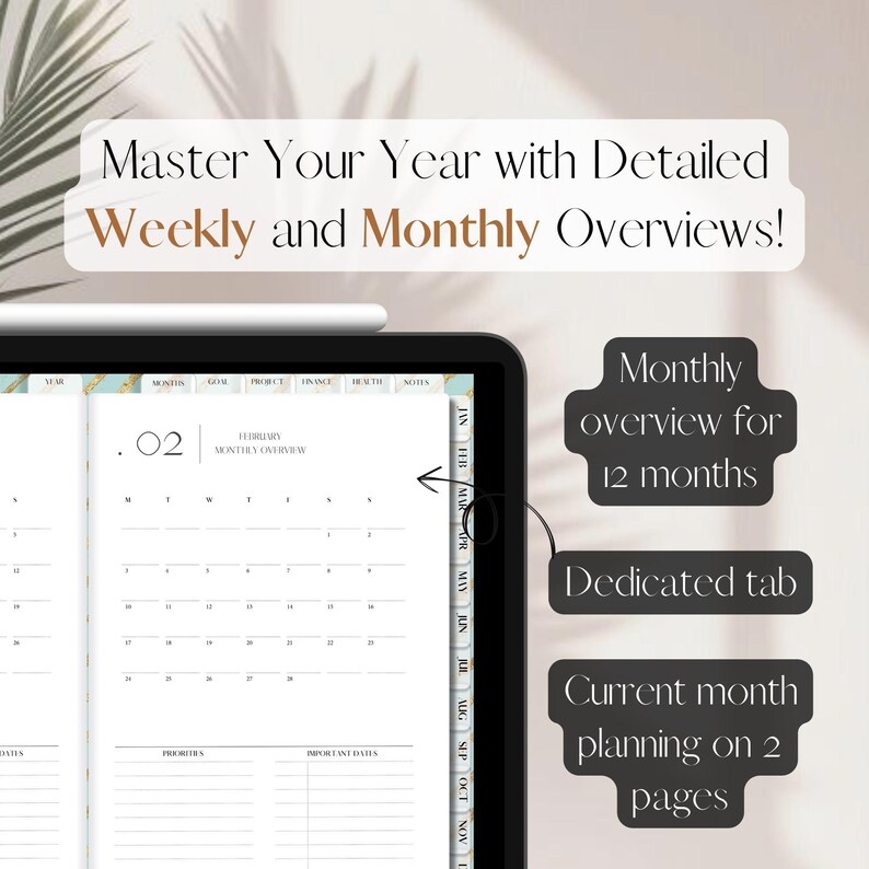 2025 DATED Ultimate Interactive Planner | Digital Goodnotes Planner ...