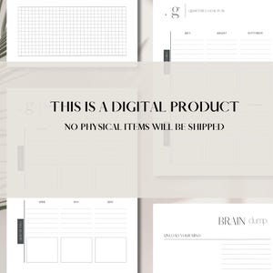 Brain Dump Planner Insert | Idea Organizer | PDF Printable | Brainstorm ...