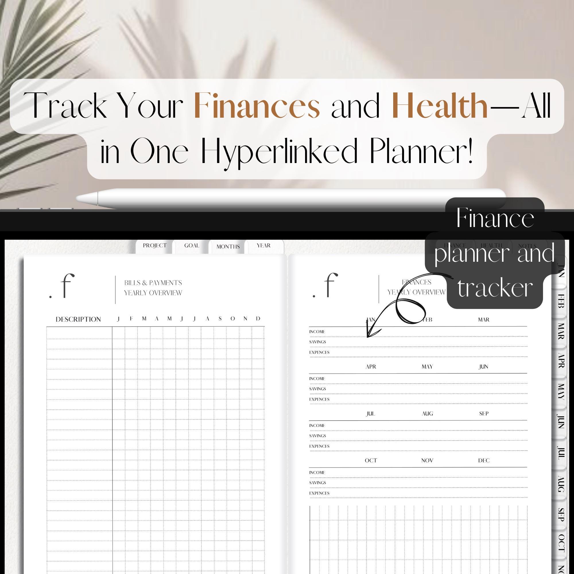 ANY YEAR Ultimate Interactive Planner | Digital Goodnotes Planner ...