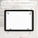 Horizontal Weekly Graph UNDATED | PNG Digital + PDF Printable Planner ...