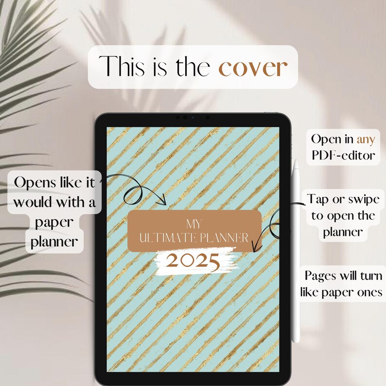 2025 DATED Ultimate Interactive Planner | Digital Goodnotes Planner ...