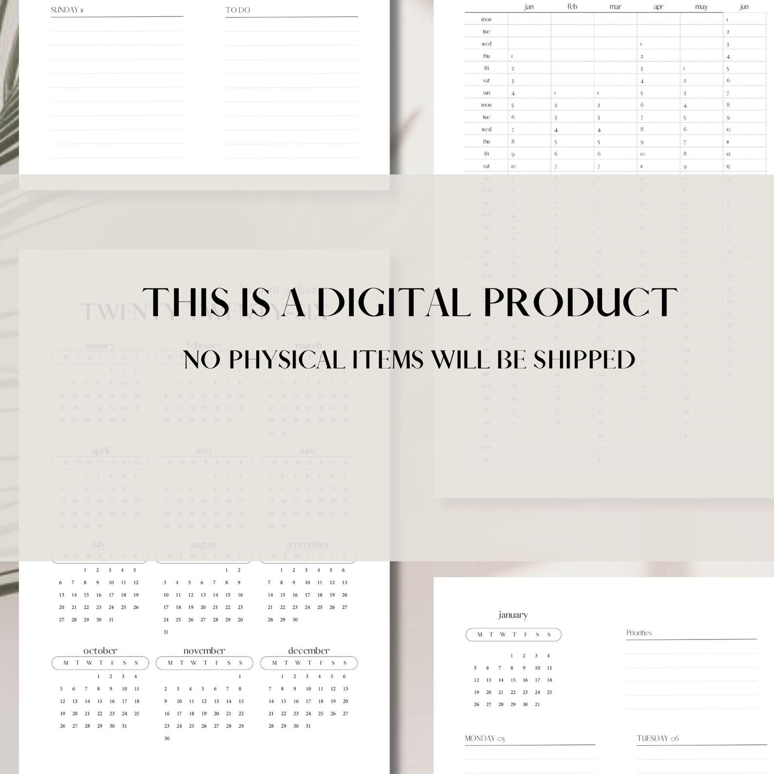 2026 Dated Vertical Weekly Agenda on 2 Pages | PDF Printable Planner ...