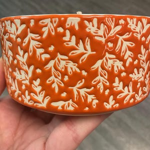 8oz Autumns Bounty Hand Poured Cotton Wick Soy Candle in Reusable Oven ...