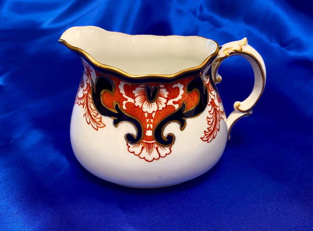Rare ANTIQUE Circa 1919 ROYAL CROWN Derby 3973 Creamer 4 1/4” X 3 1/2 ...