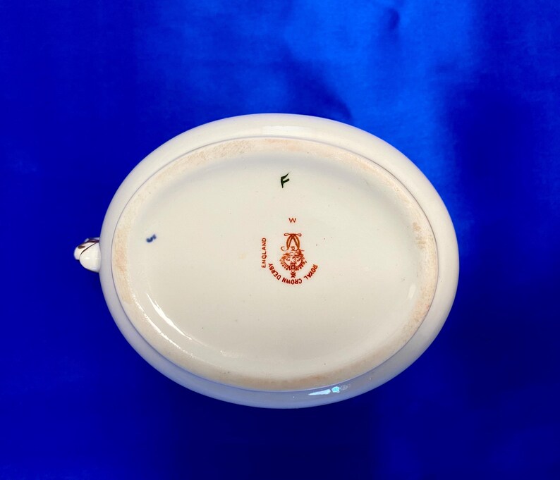 Rare ANTIQUE Circa 1919 ROYAL CROWN Derby 3973 Creamer 4 1/4” X 3 1/2 ...