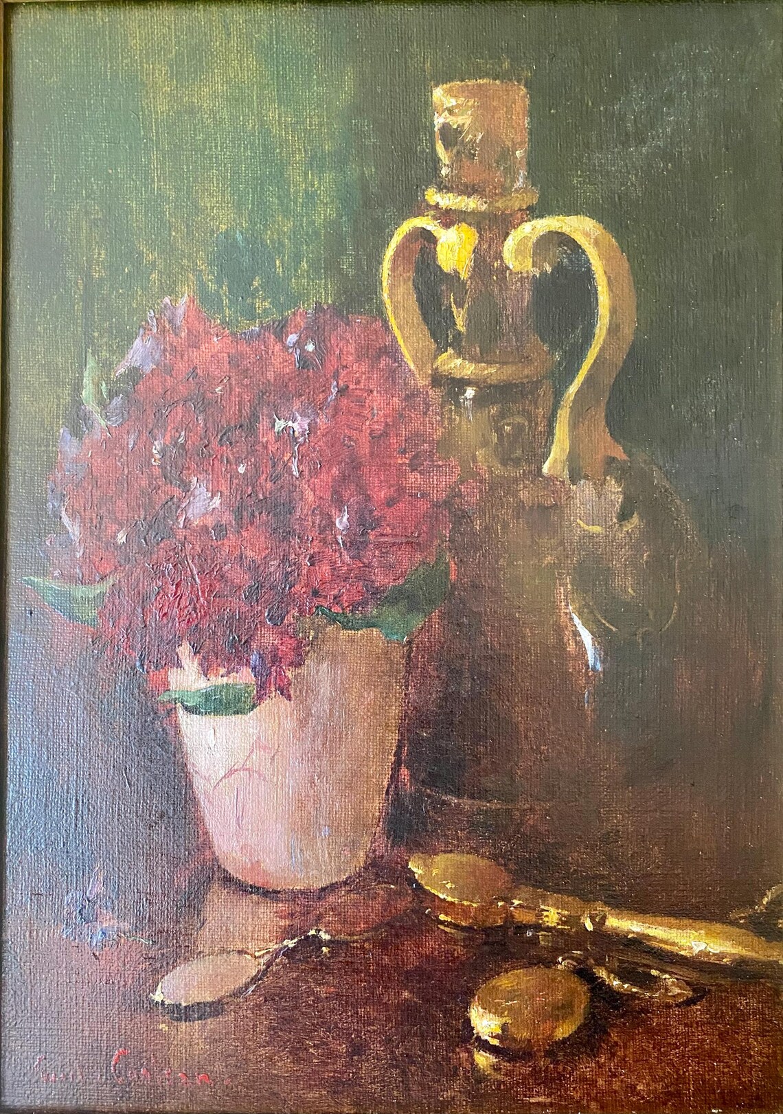 1853-1932 Emil Soren Carlsen “still Life” Antique Oil Original Painting ...