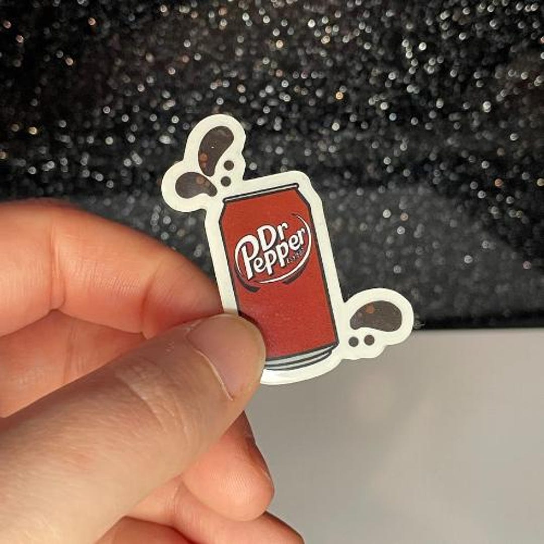 Dr. Pepper Mini Vinyl Sticker - Etsy