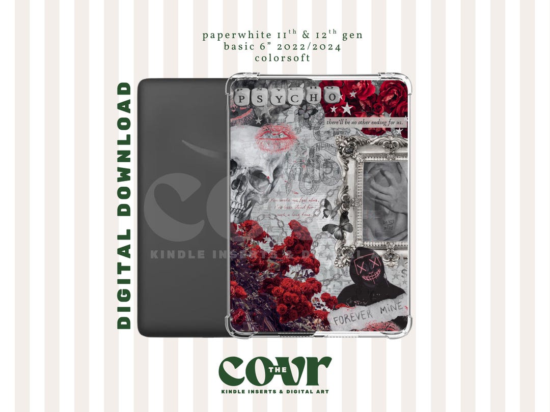 DARK ROMANCE - Kindle Insert (digital Download) / Clear Case Insert ...
