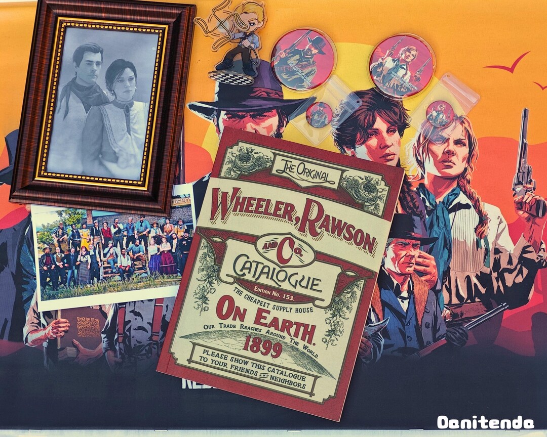 Arthur Morgan Weapon Manual Gift Pack~red Dead Redemption Cosplay~rdr2 ...