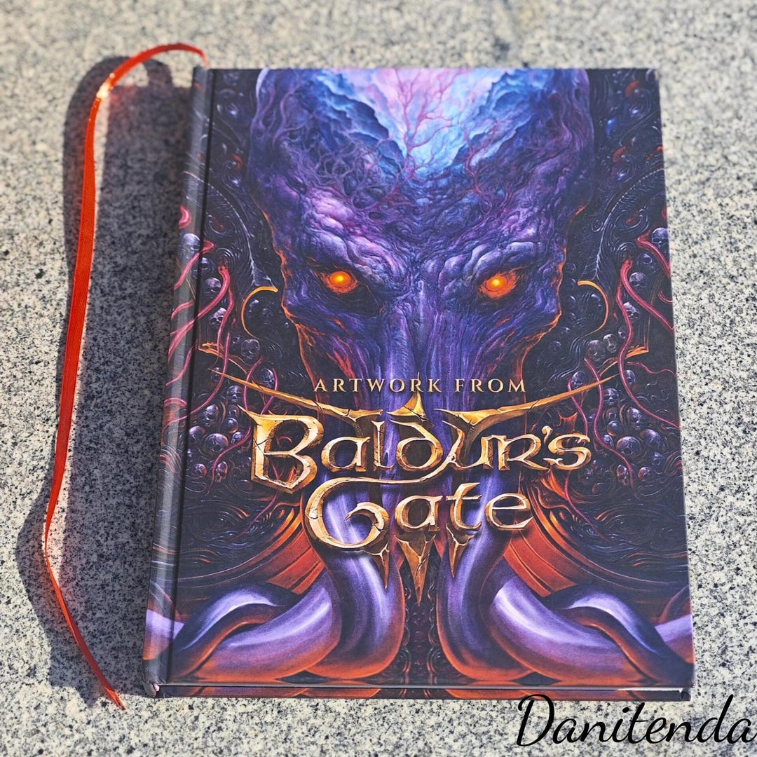Baldur's Gate 3: the Artbook,dungeons and Dragons Printed Book,astarion ...
