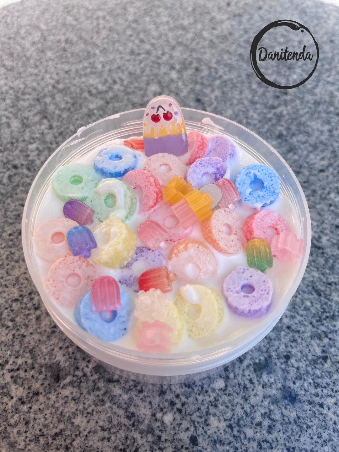Ice Cream Slime,popsicle Slime,stuffing Slime,white Slime,children's ...