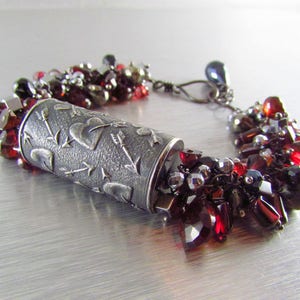 Anne Choi Heart and Arrows Garnet and Spinel, and Quartz Wire Wrapped ...