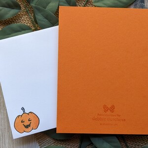 Halloween Handmade Card | Handstamped Trick or Treat Greeting Card and ...
