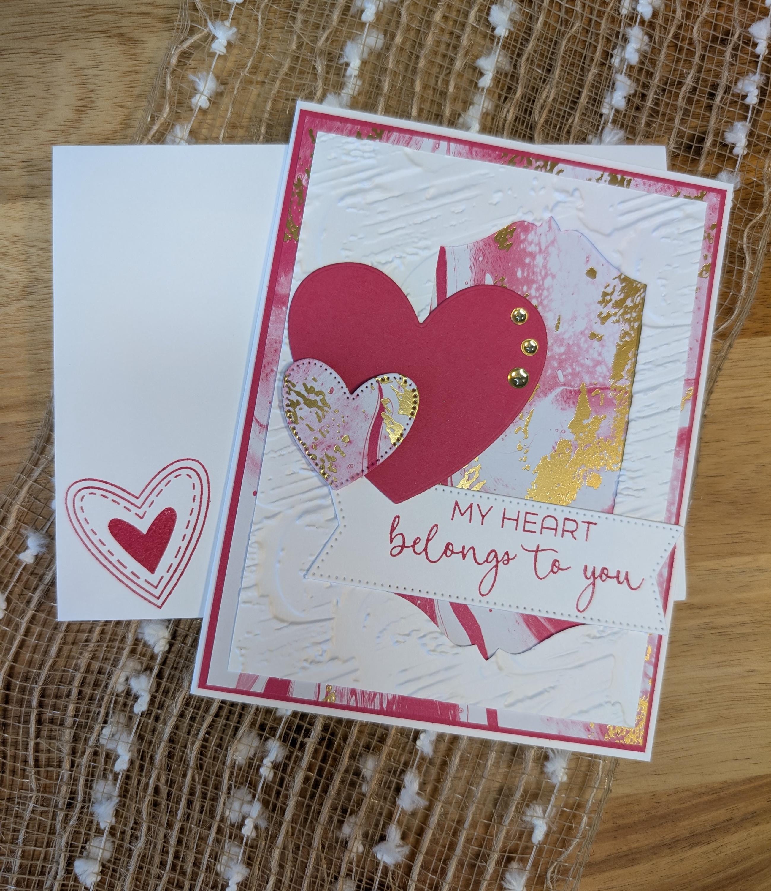 Valentine's Day Handmade Card | Love | Heart | Lace | Happy Vday ...