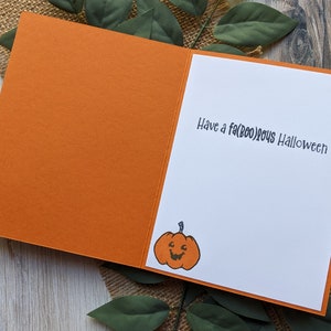 Halloween Handmade Card | Handstamped Trick or Treat Greeting Card and ...