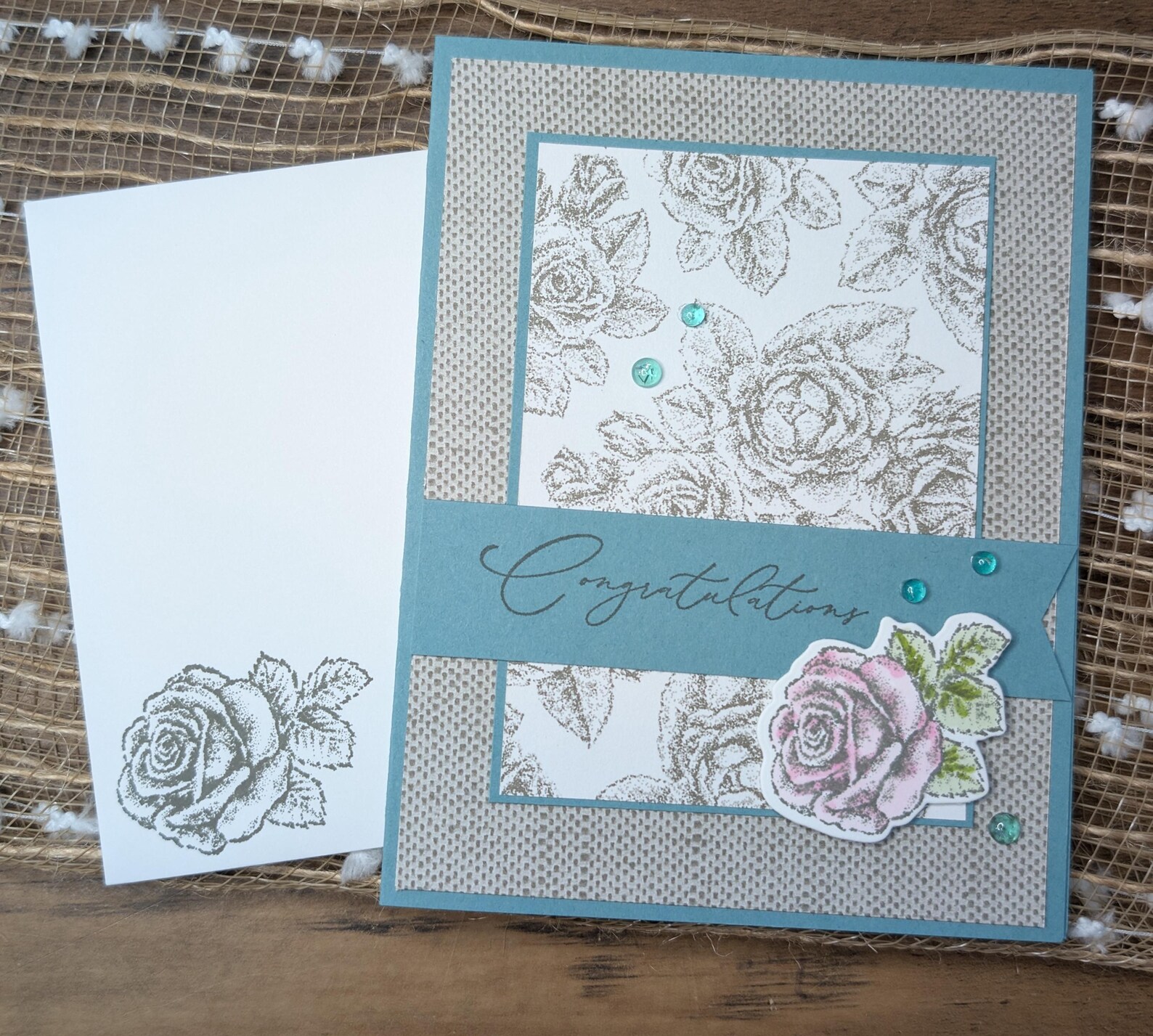 Congratulations Handmade Card | Handstamped | Wedding | Congrats ...