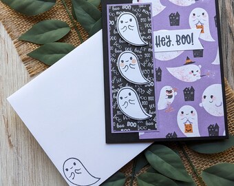 Halloween Handmade Card | Handstamped Trick or Treat Greeting Card and ...