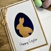 Easter Card | A6 Card | Bunny Card | Egg Card |homemade - Etsy