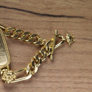 Versace Gold Rope Chain Classic Style Womens Bracelet Womens Fashion ...