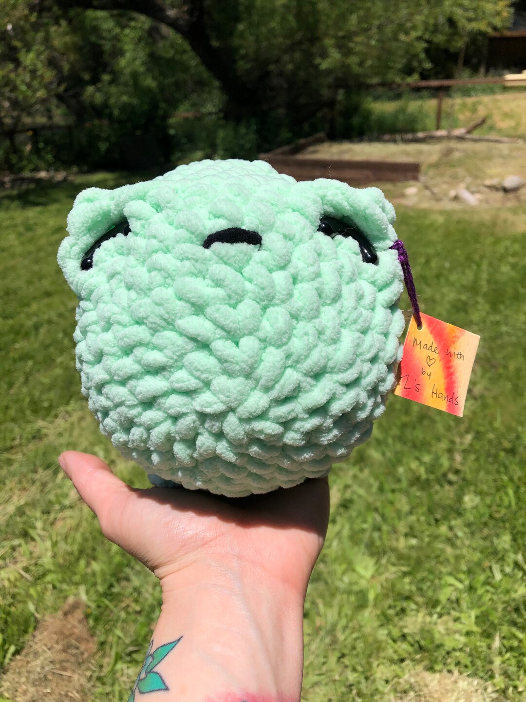 George the Frog Soft Amigurumi Plush Toy Handmade Stuffie - Etsy