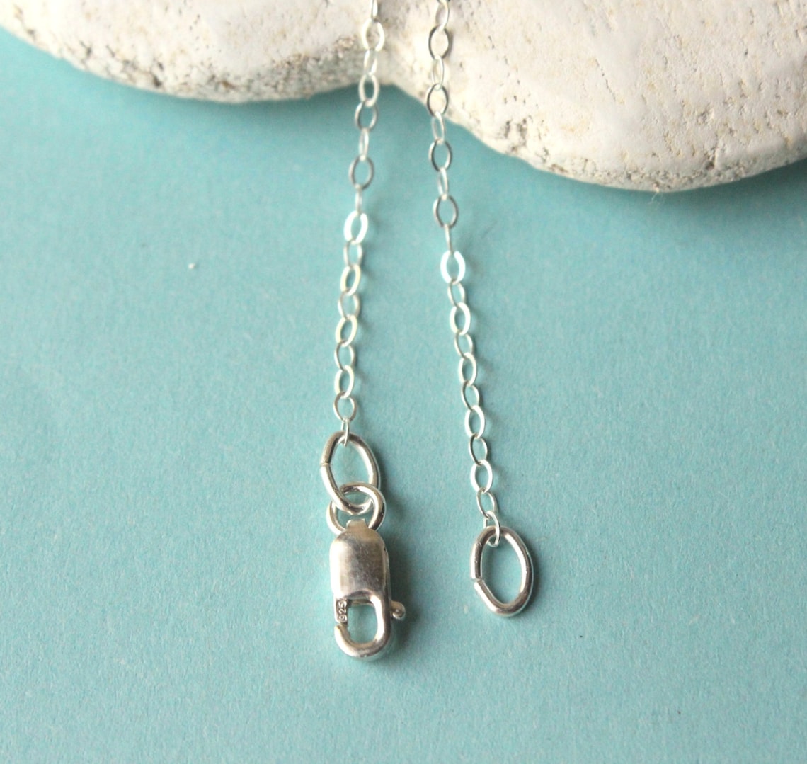 18 inch Sterling silver chain necklace 46cm small fine 2mm | Etsy