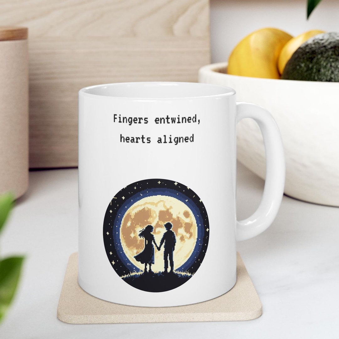 Fingers Entwined, Hearts Aligned, Cute Gift for Her, Lovely Gift for ...