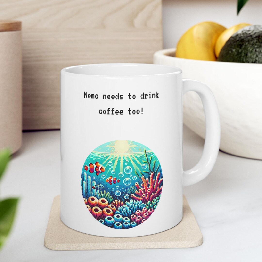 Nemo Needs to Drink Coffee Too!, Funny and Cute Gift for Her, Mug for ...
