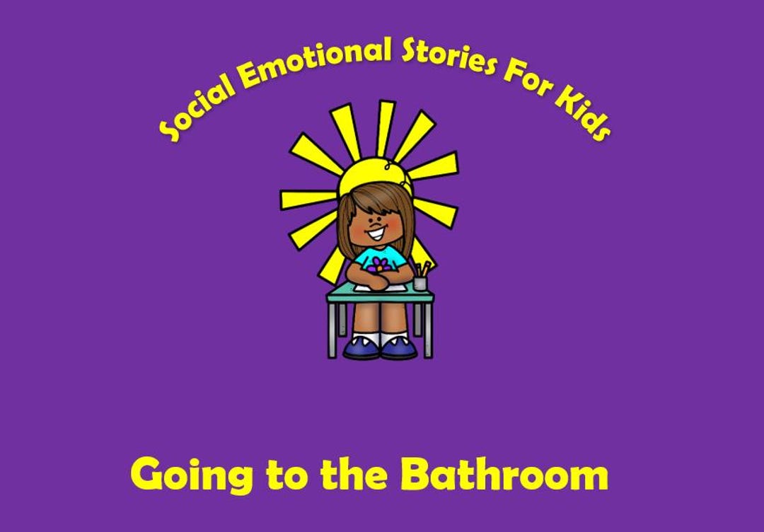 Social Emotional Story for Kids: Going to the Bathroom - Etsy