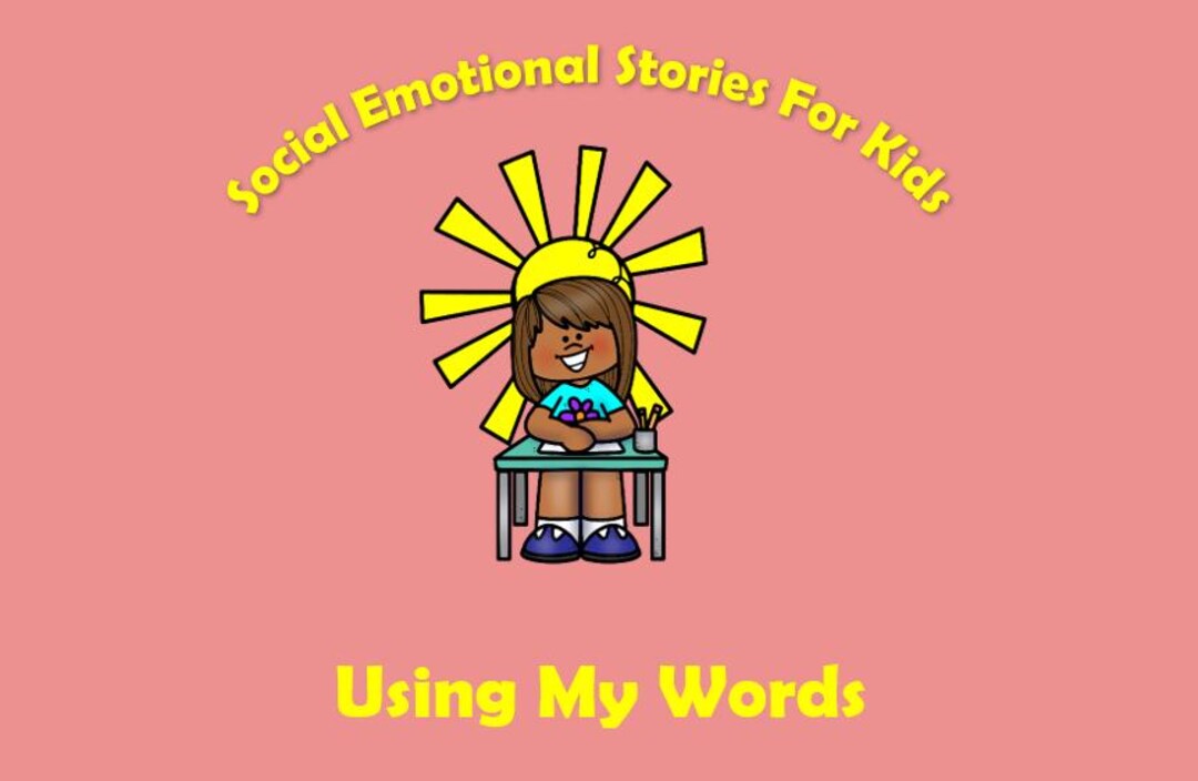 Social Emotional Story for Kids: Using My Words - Etsy