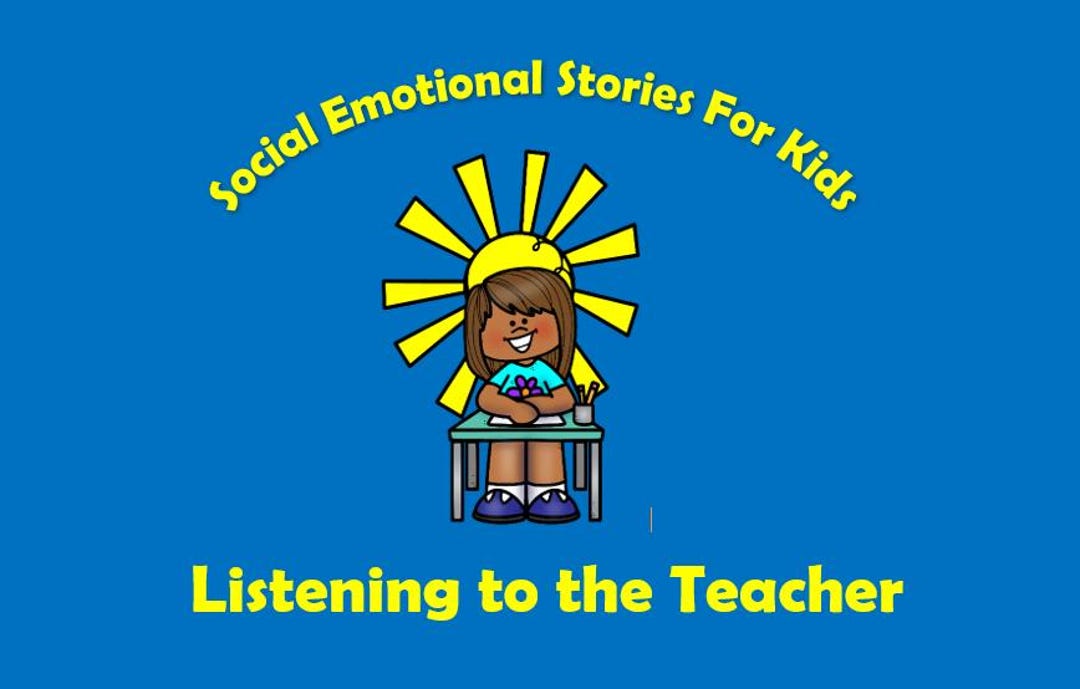 Social Emotional Stories for Kids: Listening to the Teacher - Etsy