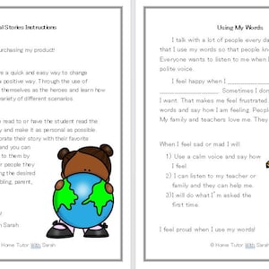 Social Emotional Stories Bundle for Kids - Etsy