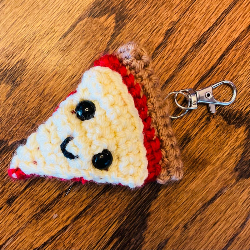 Pizza Keychain - Etsy