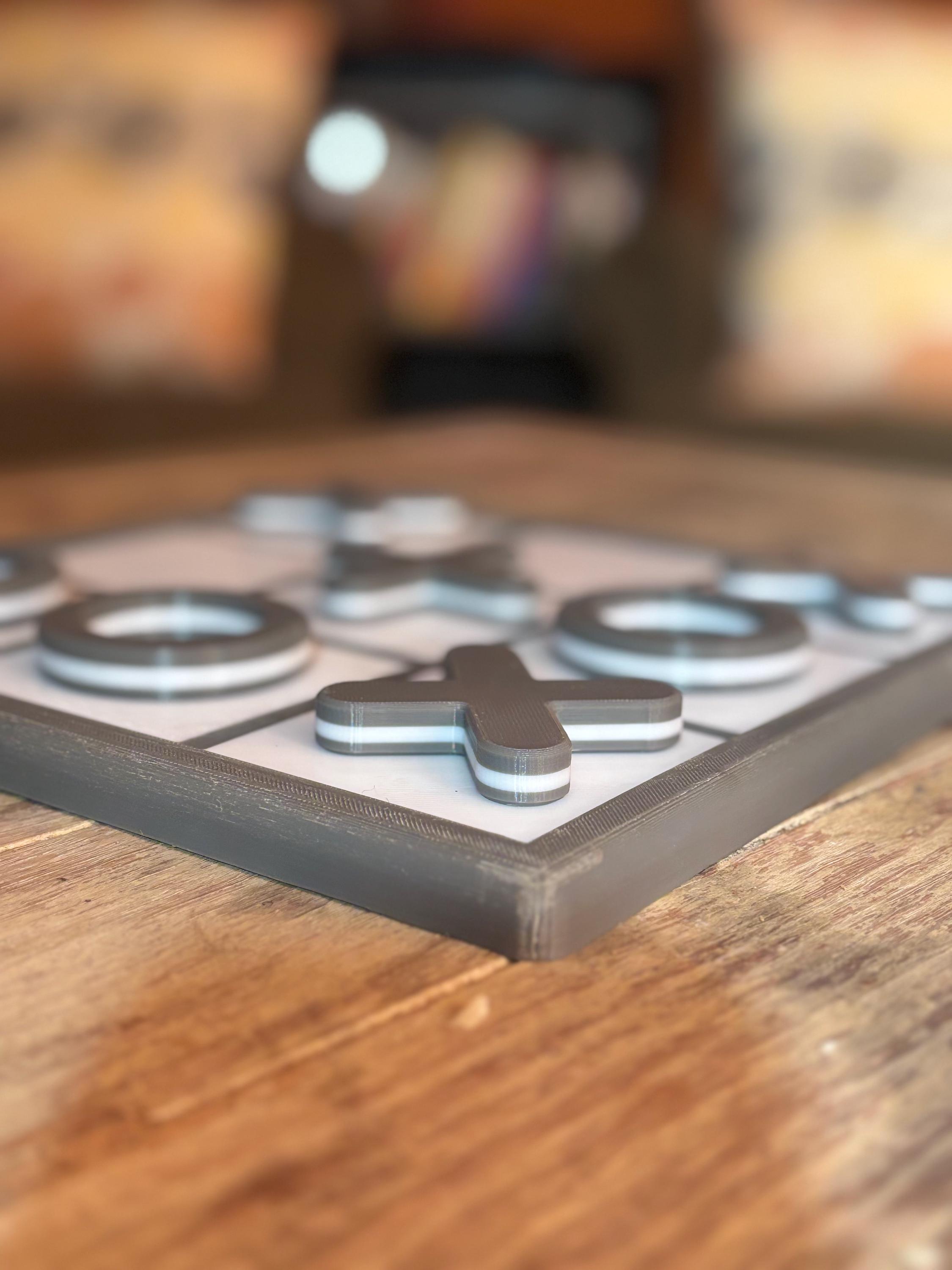 Tic-tac-toe Board Game - Etsy