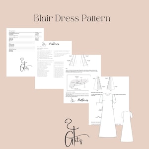 Long Trapeze Dress Sewing Pattern, Sizes XS-5XL (PDF Pattern) - Etsy