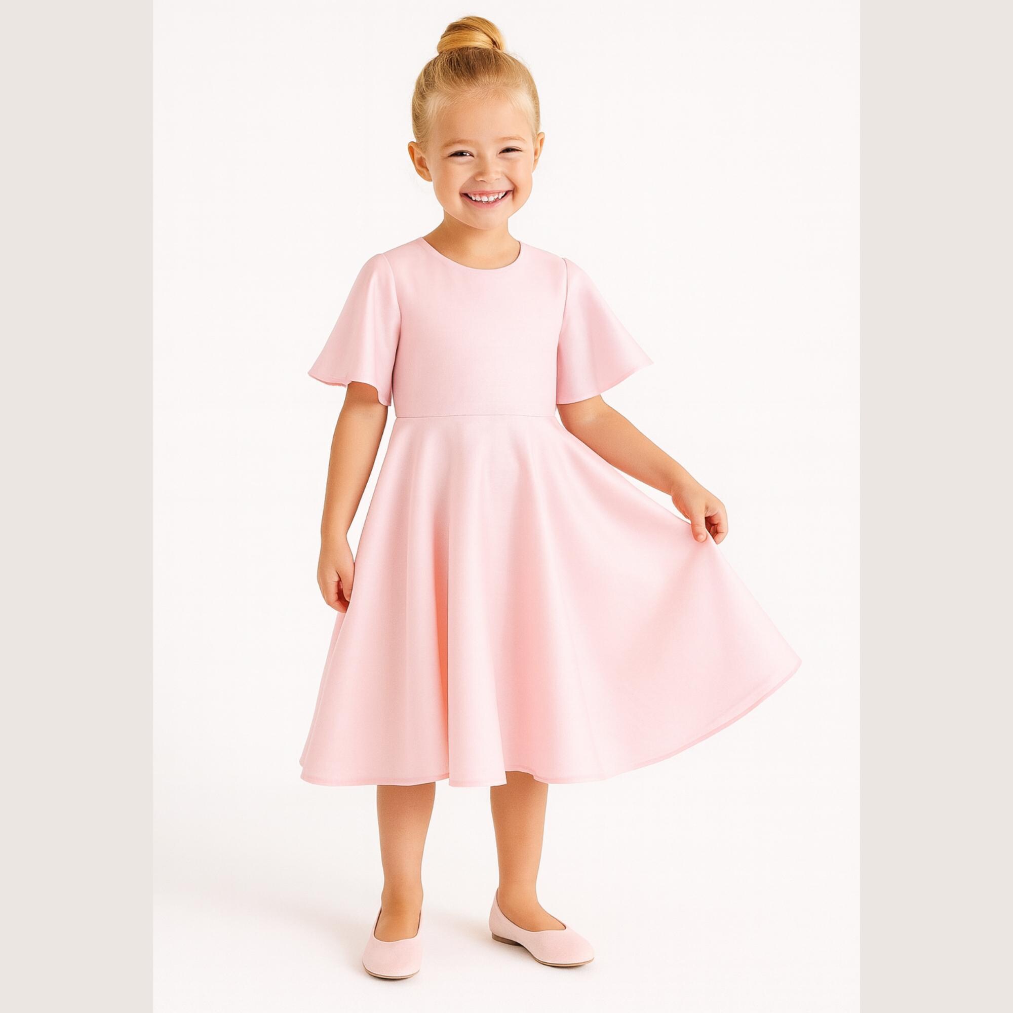 Flower Girl Dress Sewing Pattern, Kids Christening Gown (PDF Pattern ...