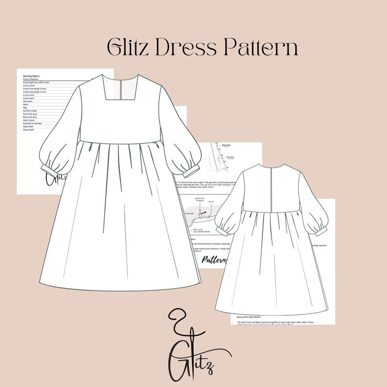 Girls Tulle Dress Sewing Pattern: Bridesmaid, Birthday (PDF Pattern) - Etsy