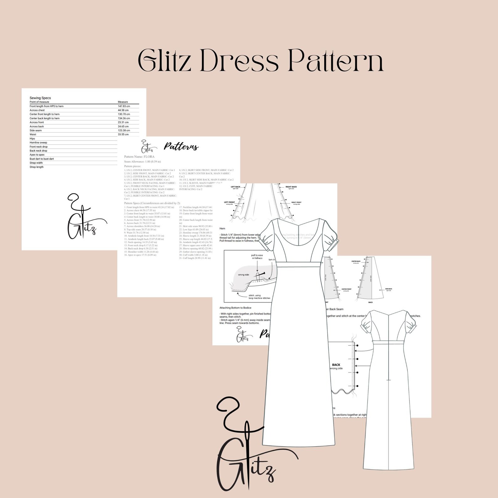 Bridgerton Dress Sewing Pattern Empire Waist Dress Regency Dress Ball ...