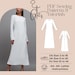 A-line Long Sleeve Dress Sewing Pattern (PDF) - Etsy